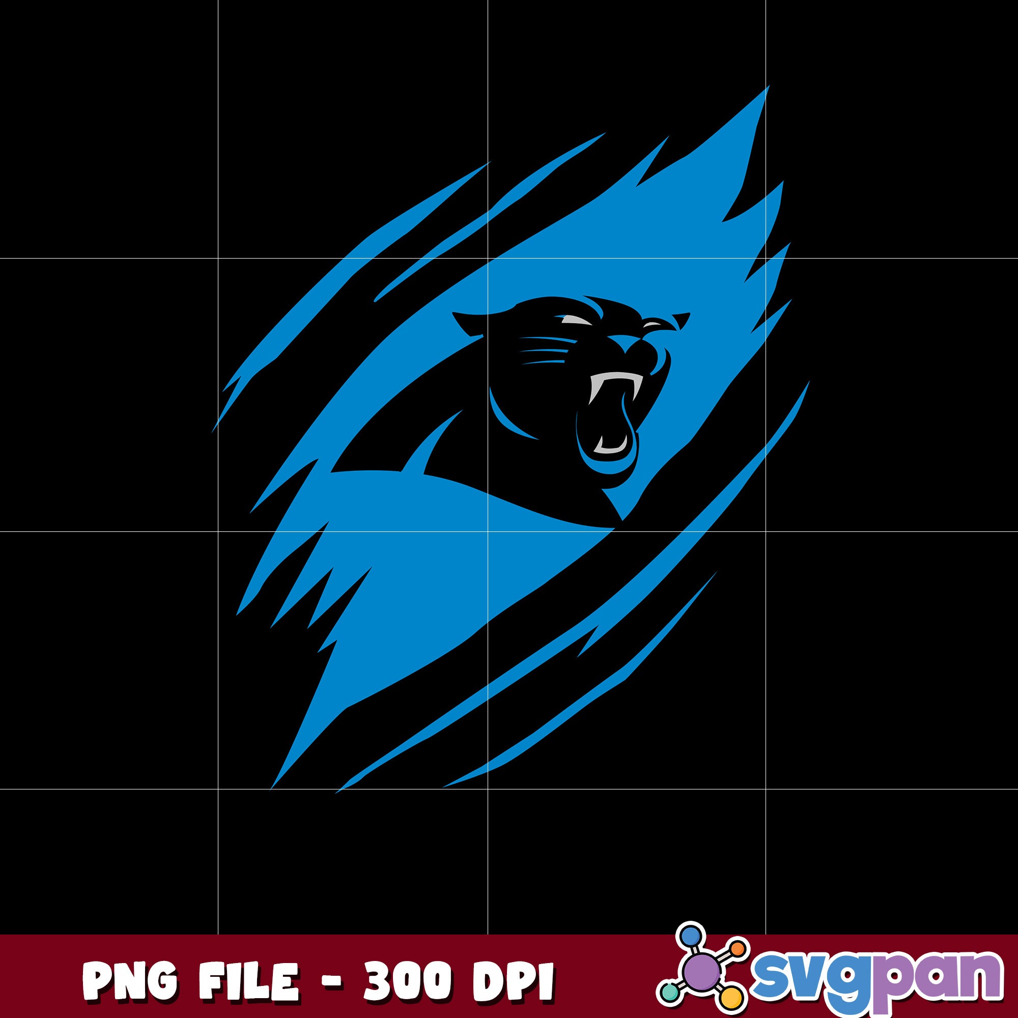 Scratch logo carolina panthers design png, nfl teams png, super bowl p ...