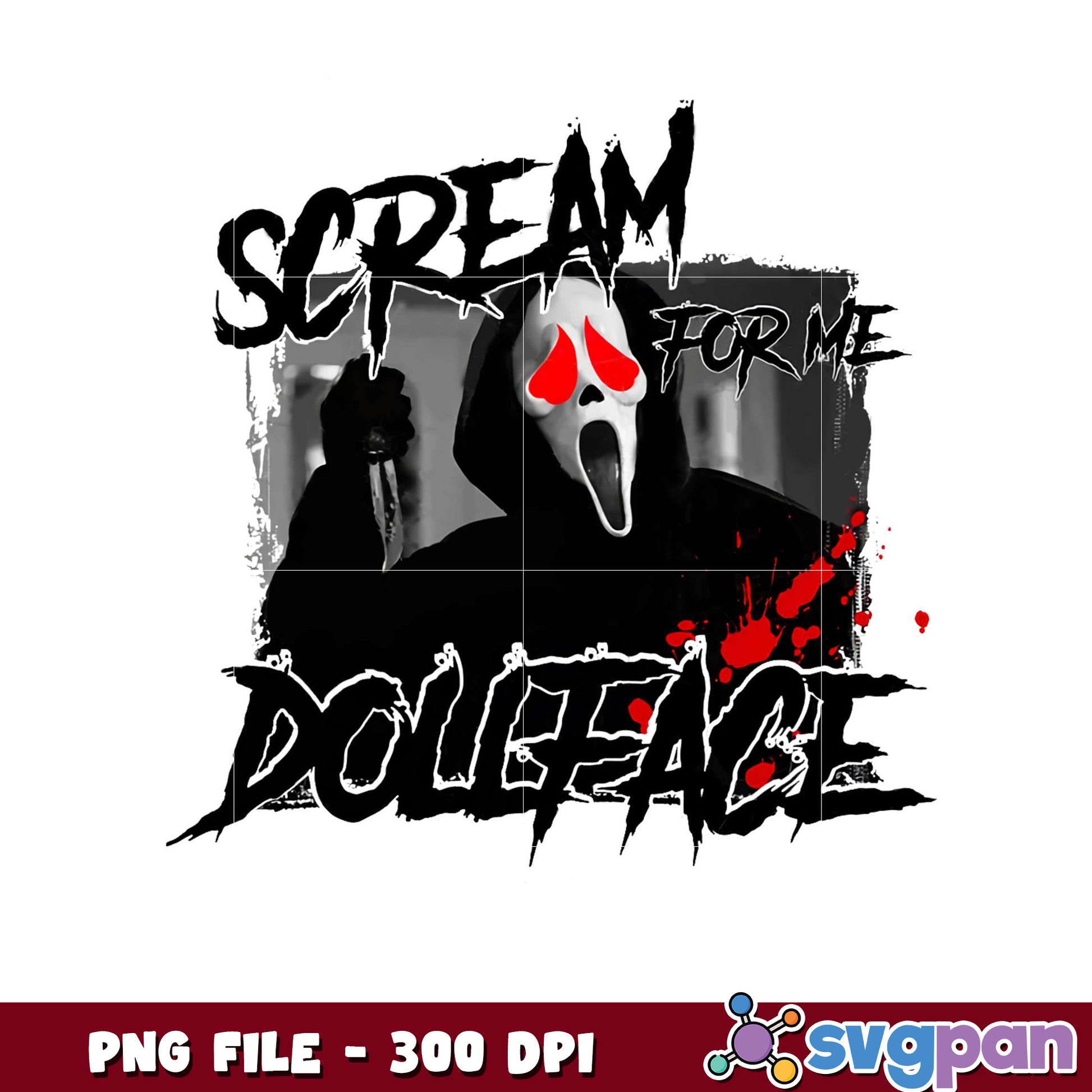 Scream For Me Dollface Graphic PNG File, High Quality Design – svgpan