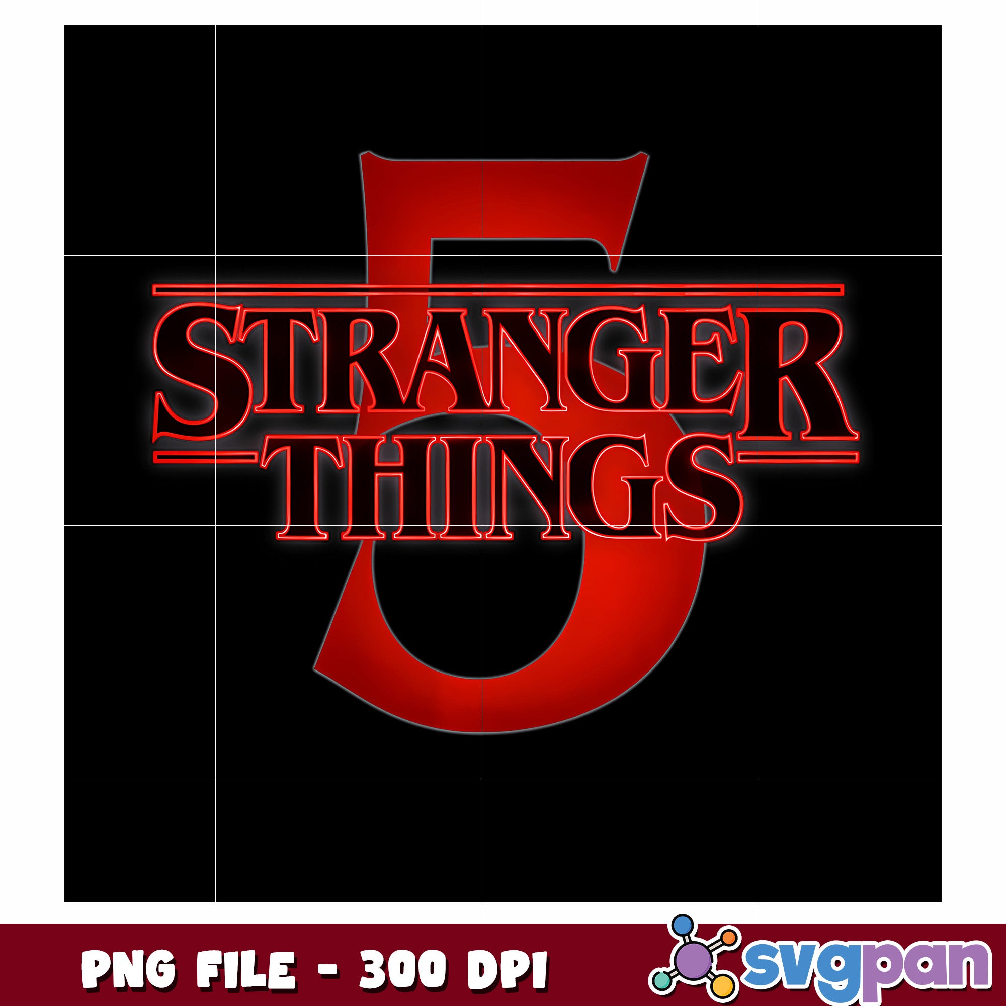Season five stranger things logo png, stranger things 5 png, stephen h ...