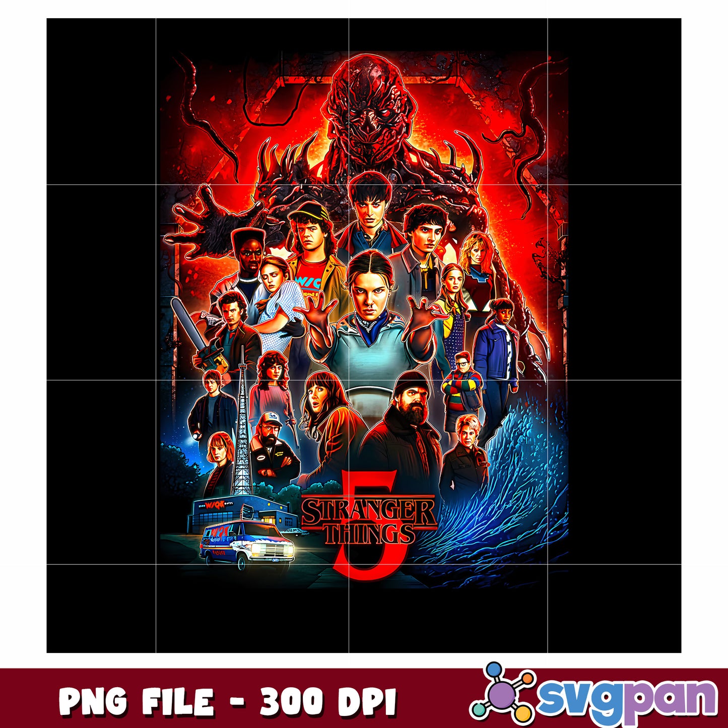 Season five stranger things png, netflix png, stranger things 5 png ...