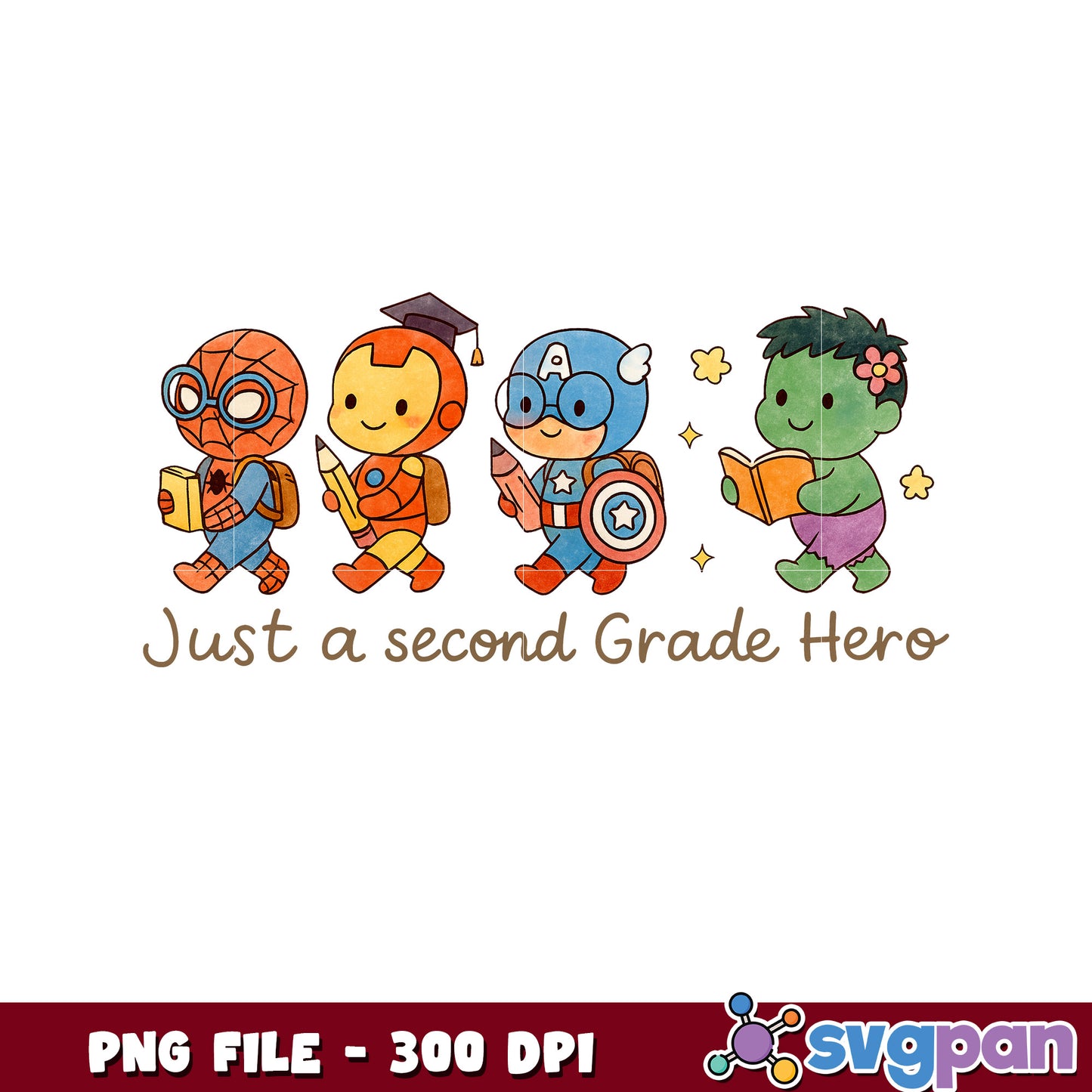 Second grade hero png, back to school png, marvel superheroes png – svgpan