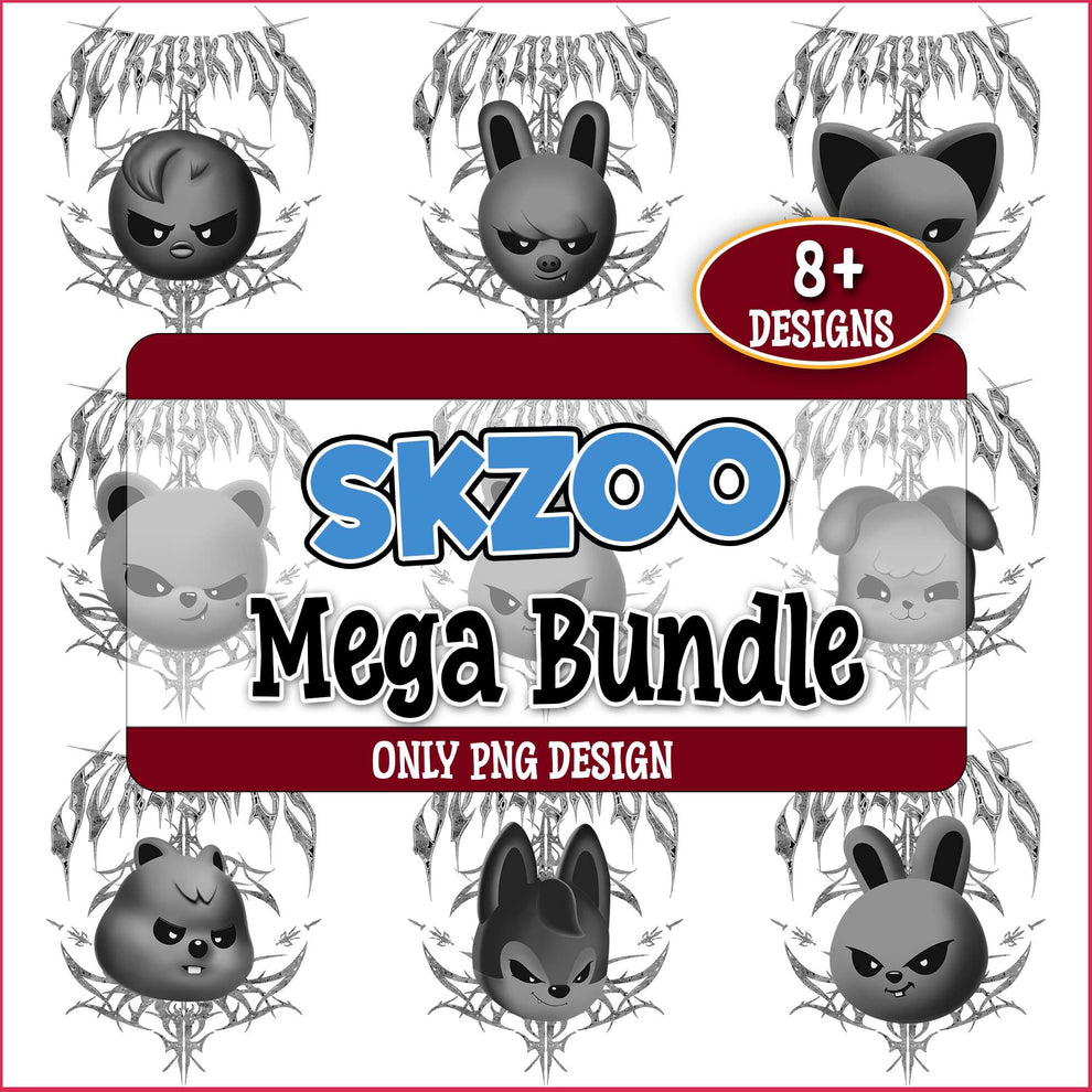Skzoo png bundle, stray kids skzoo png, skzoo names png – svgpan