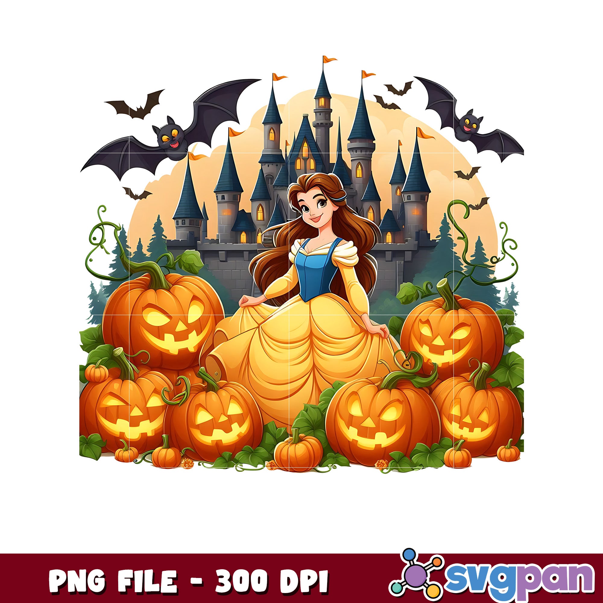 Snow white and pumpkins png, disney princess png, disneyland halloween ...