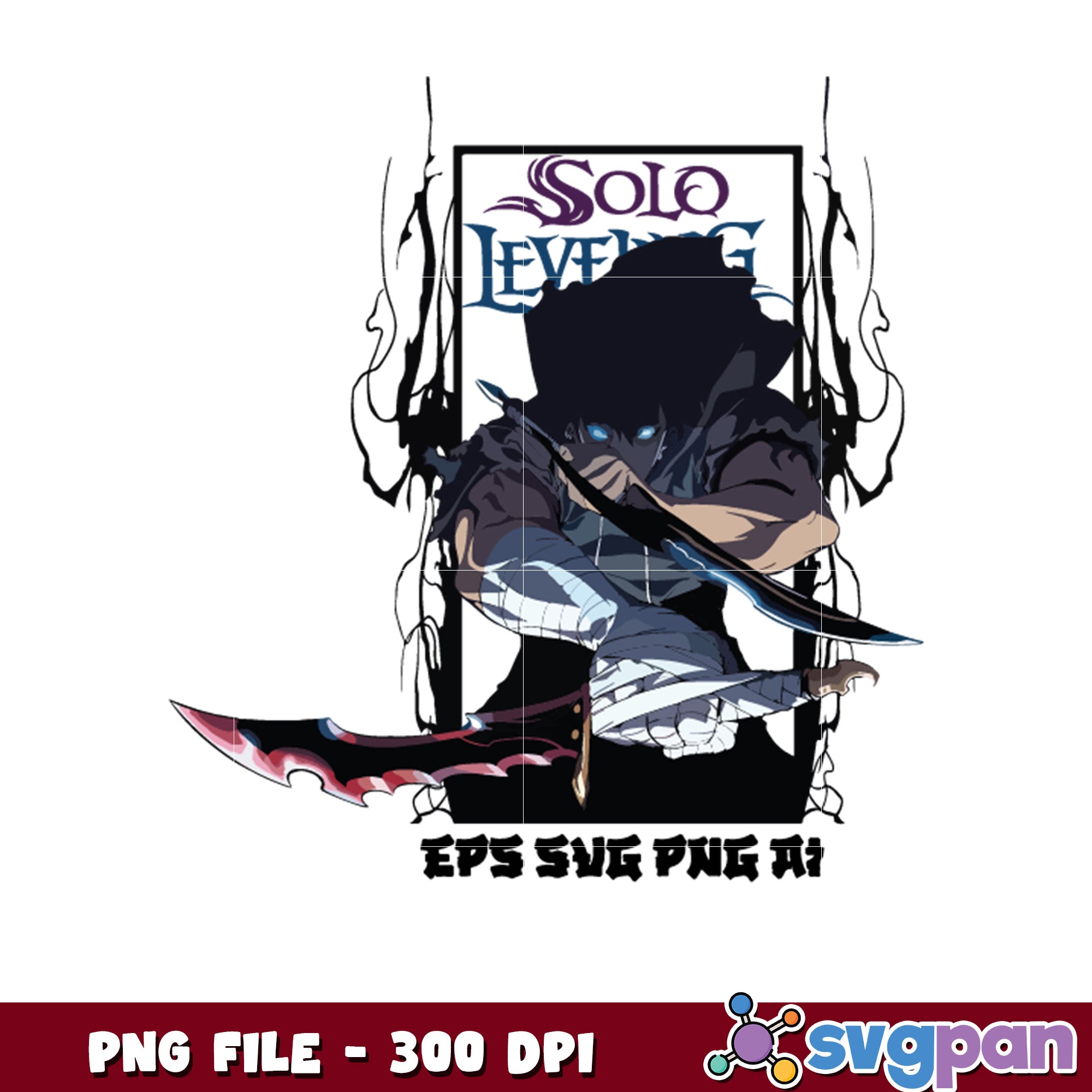 Solo leveling logo design png, jinwoo shadow monarch png, solo levelin ...