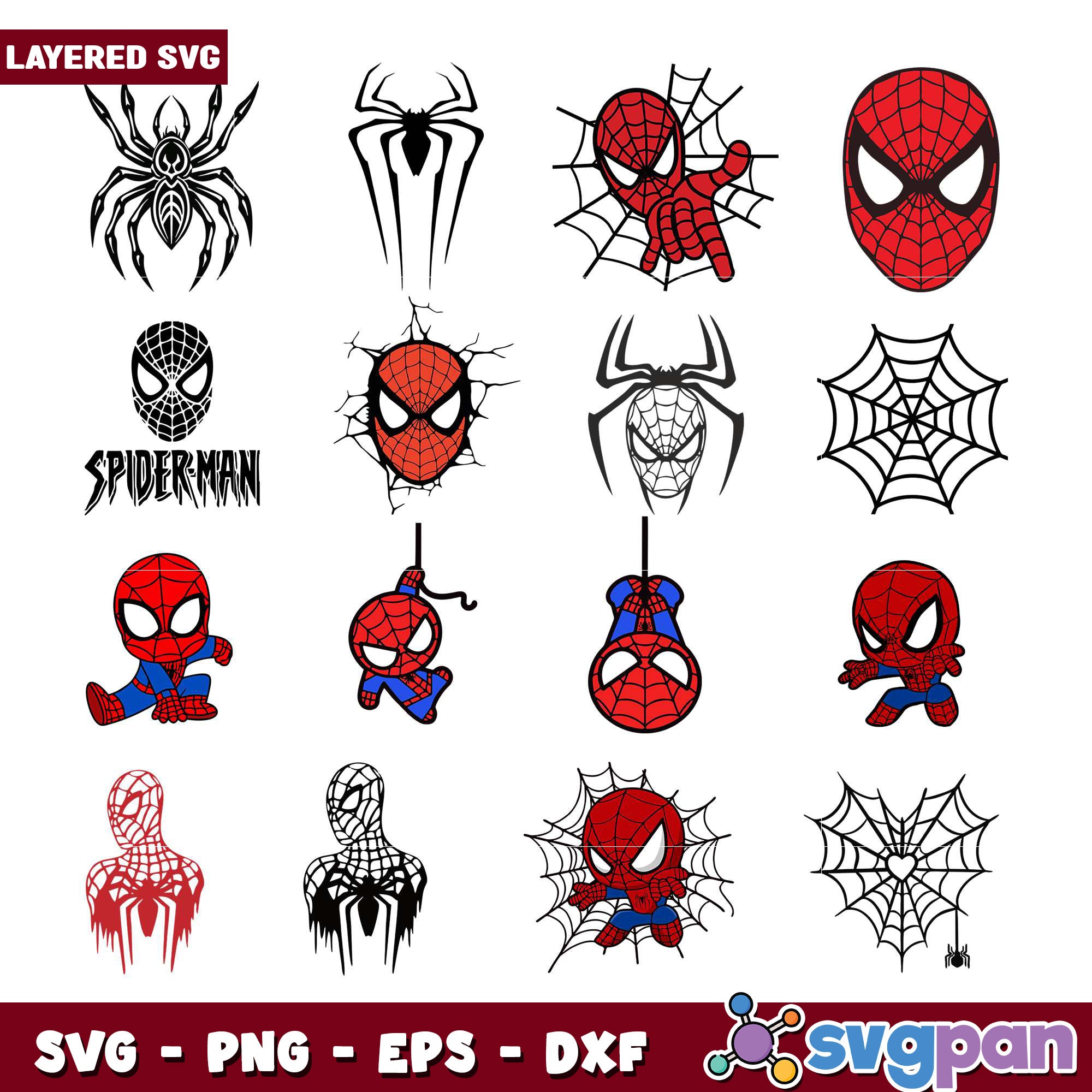 Spiderman SVG Bundle for Creative Projects Online – svgpan