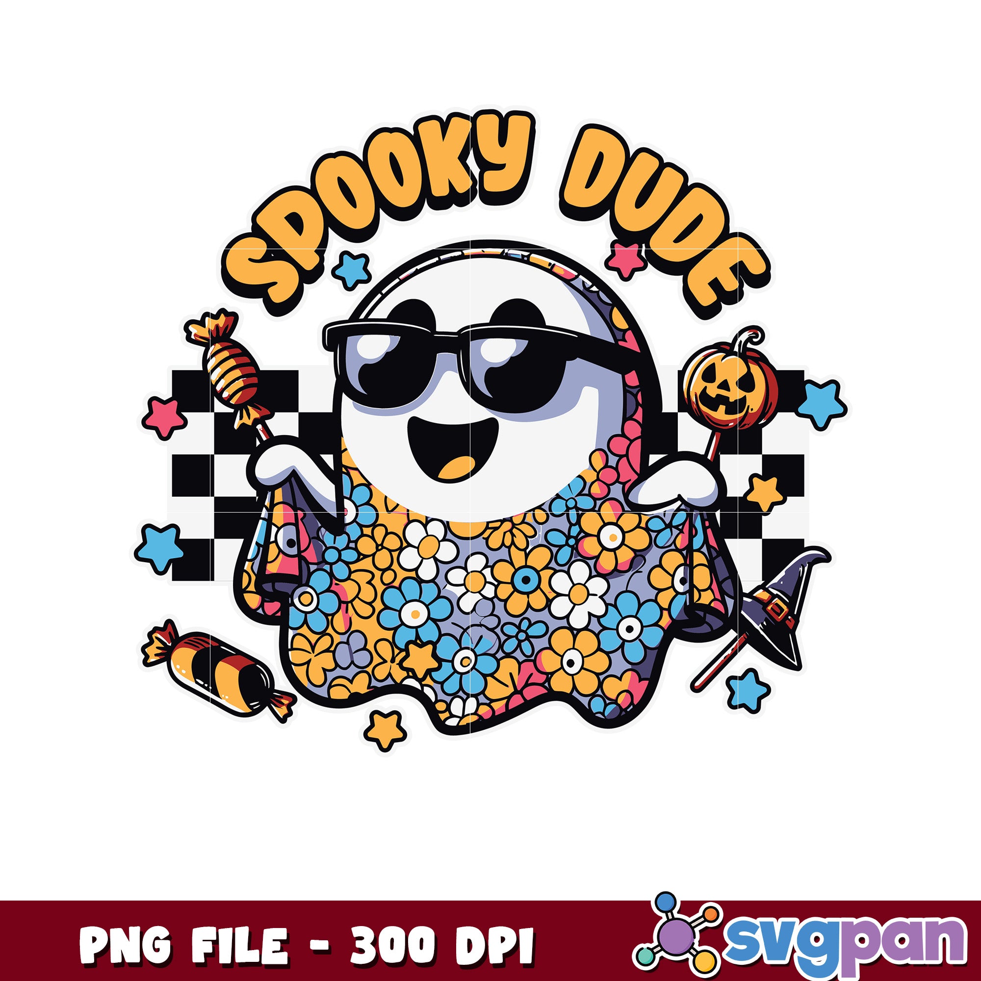 Spooky dude design png, trick or treat png, spooky halloween png – svgpan