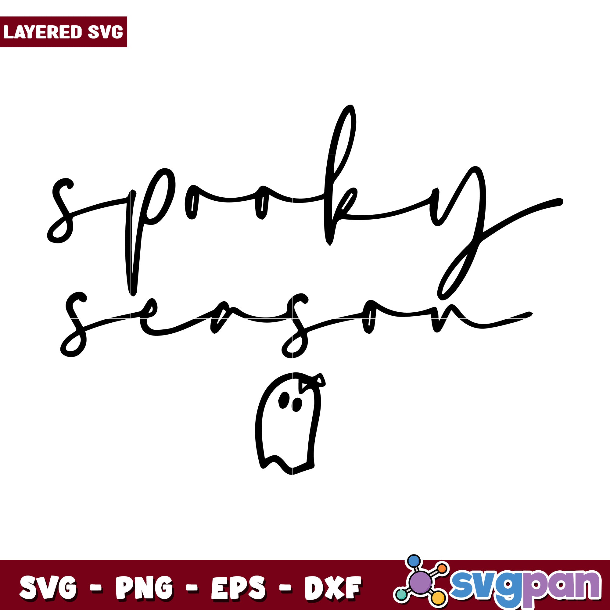 Spooky season design svg, spooky season svg, halloween vacation svg ...