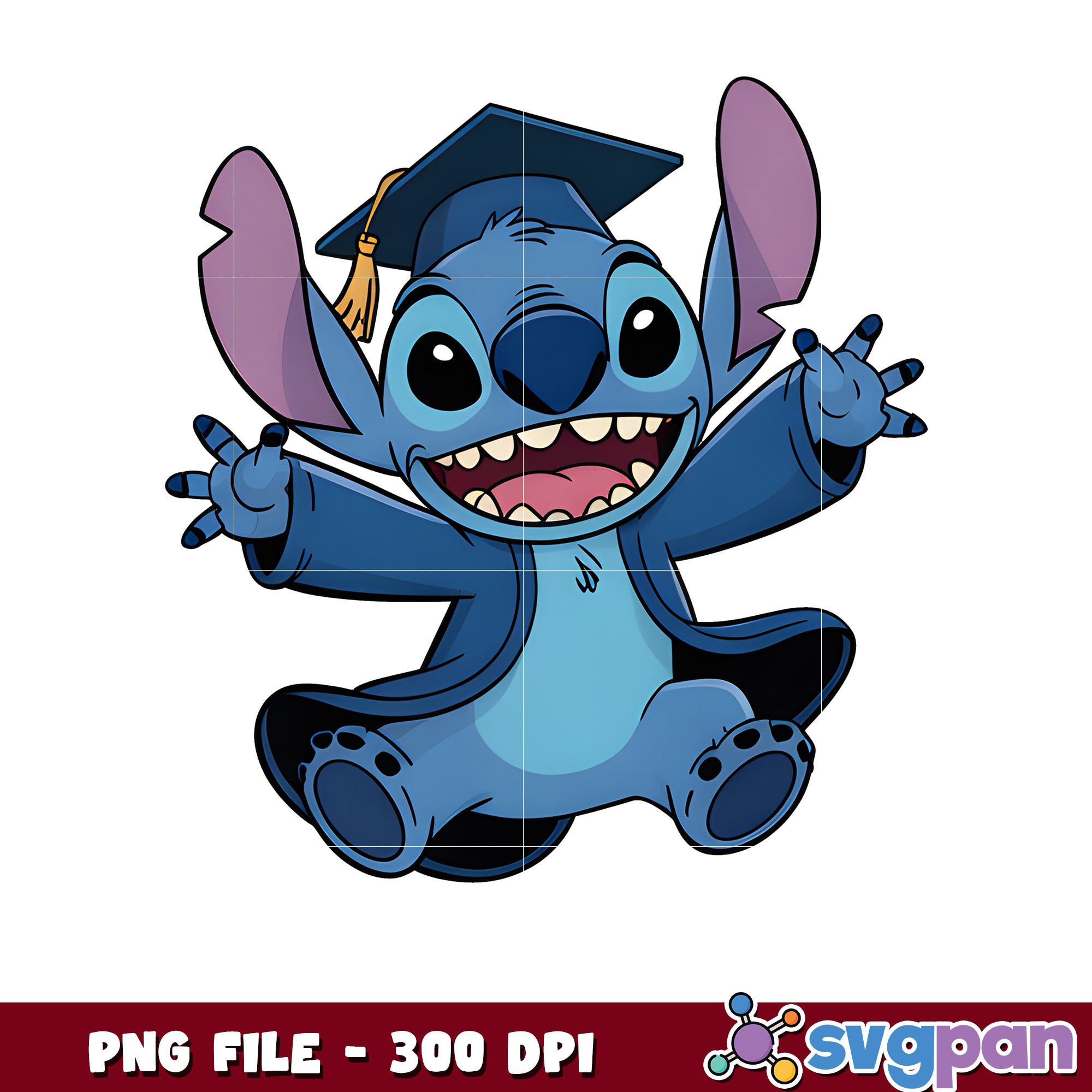 Stitch graduation designs png, lilo and stitch png, class of 2025 png ...