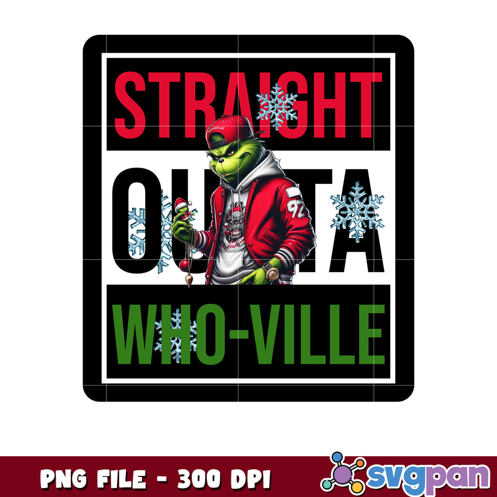 Straight outta who ville png, grinch tree png, grinch pajamas png – svgpan