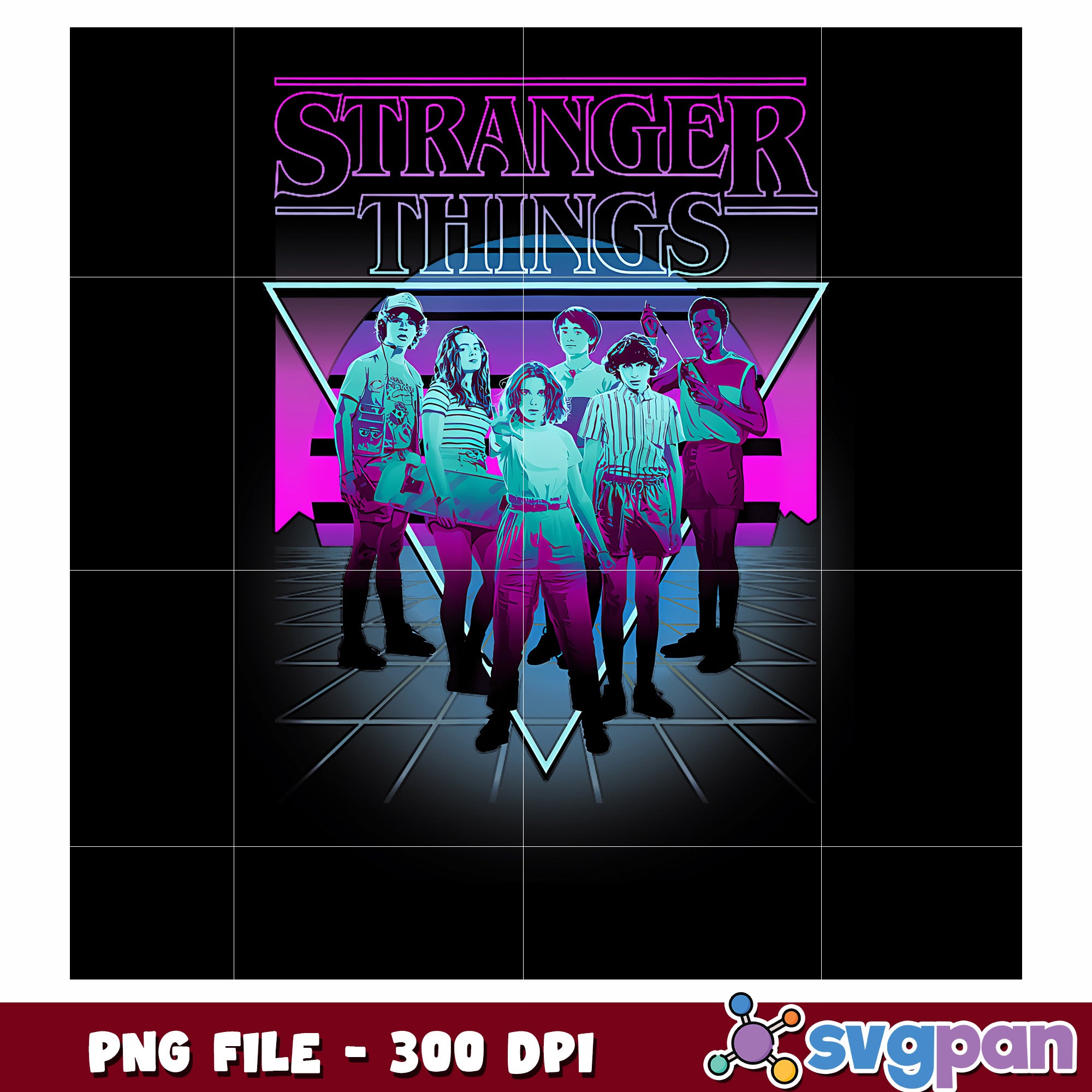 Stranger things characters png, stranger things 5 png, hawkins kids pn ...