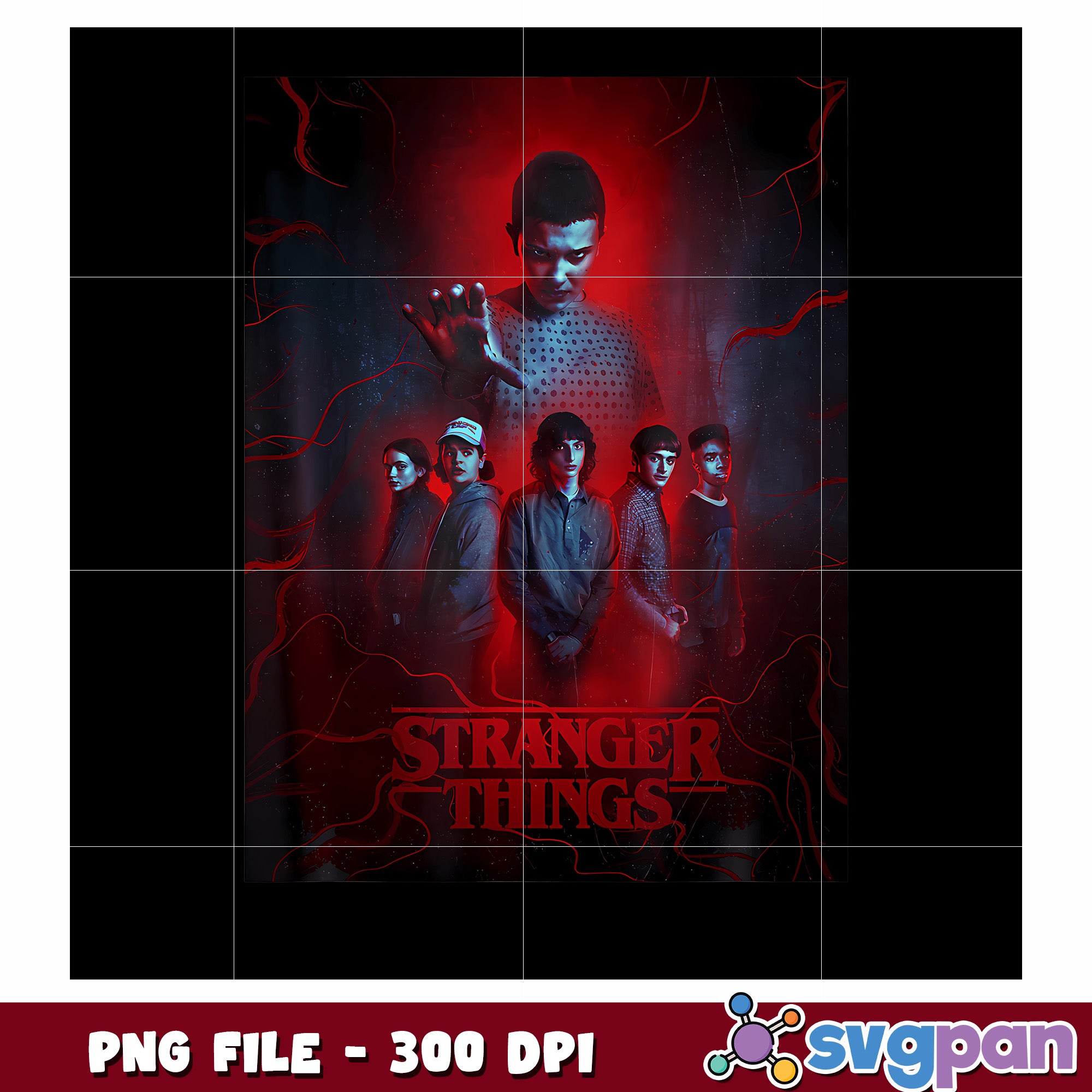 Stranger things png, netflix horror png png, stranger things friends p ...