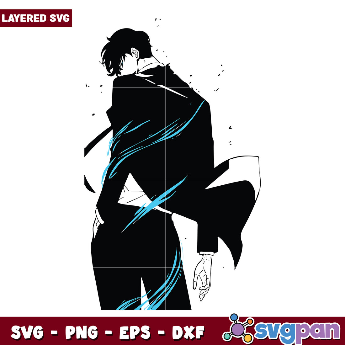 Sung jinwoo design svg, jin woo vs beru svg, solo leveling anime svg ...