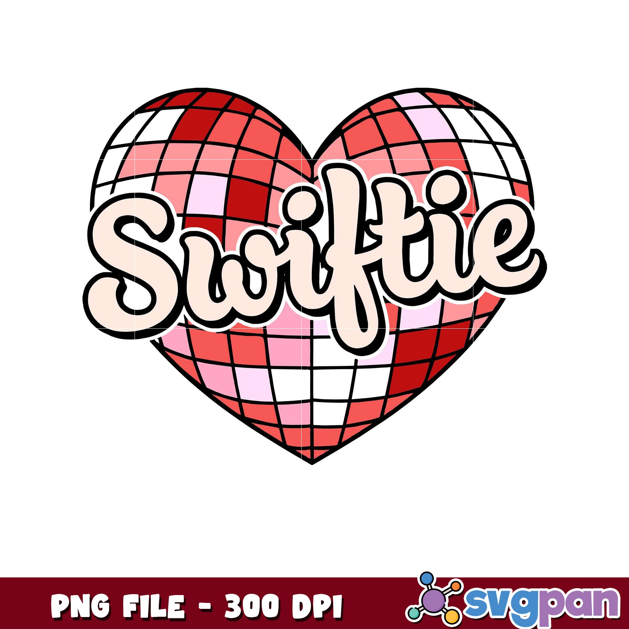 Swiftie Heart Design PNG File, Perfect for Fans and Gifts – svgpan