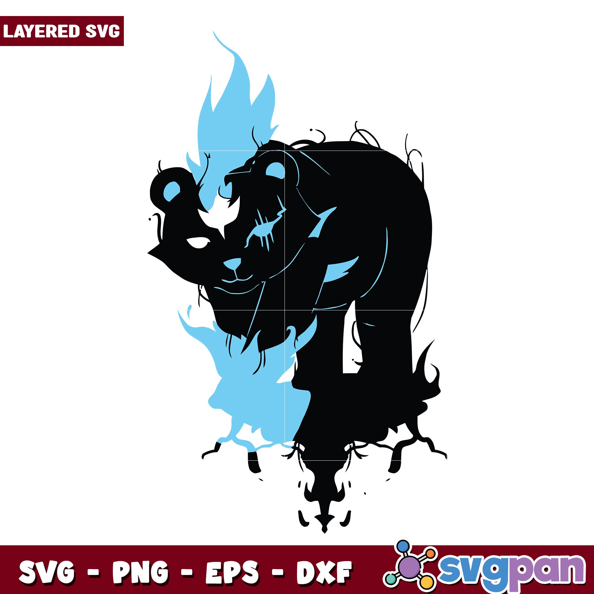 Tank shadow general illustration svg, solo leveling season 2 svg, solo ...