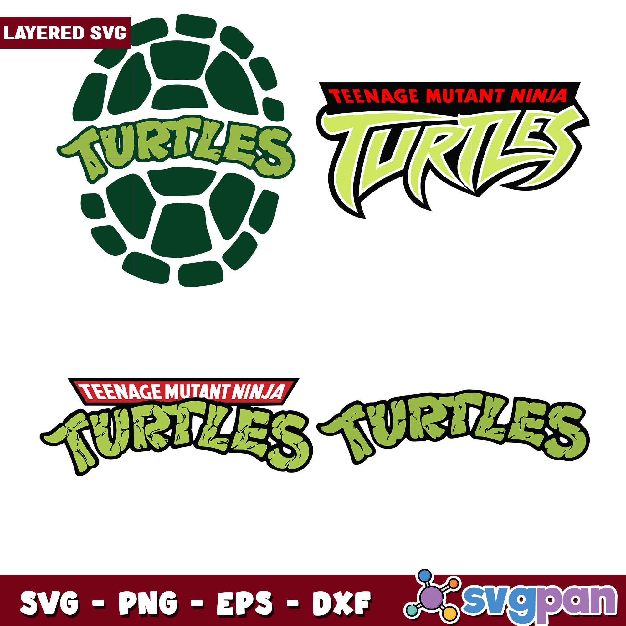 Teenage Mutant Ninja Turtles SVG Bundle Files – svgpan