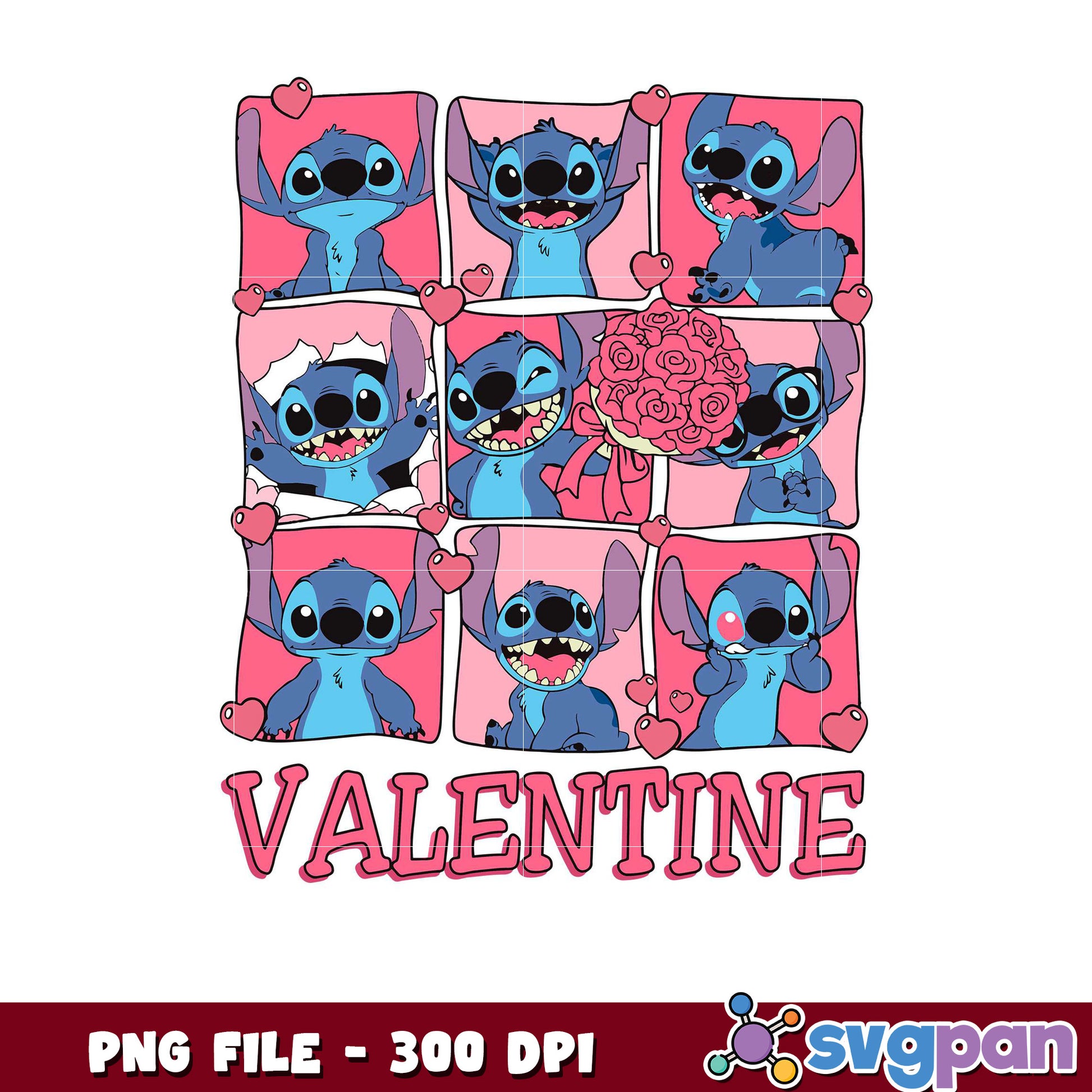 Valentine Theme PNG Design, Cute Character Graphics – svgpan