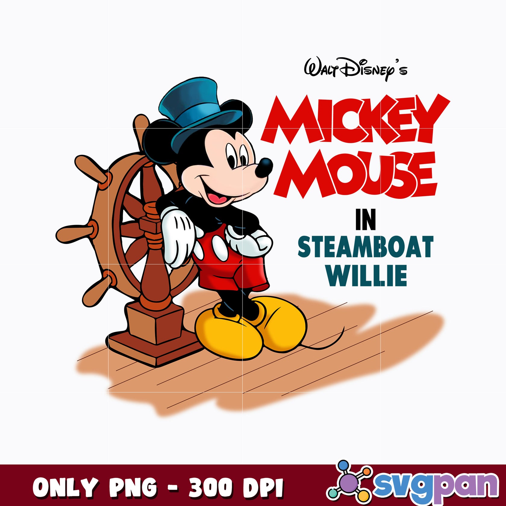 Mickey Walt Disney Animation Studios' Steamboat Willie Png – svgpan