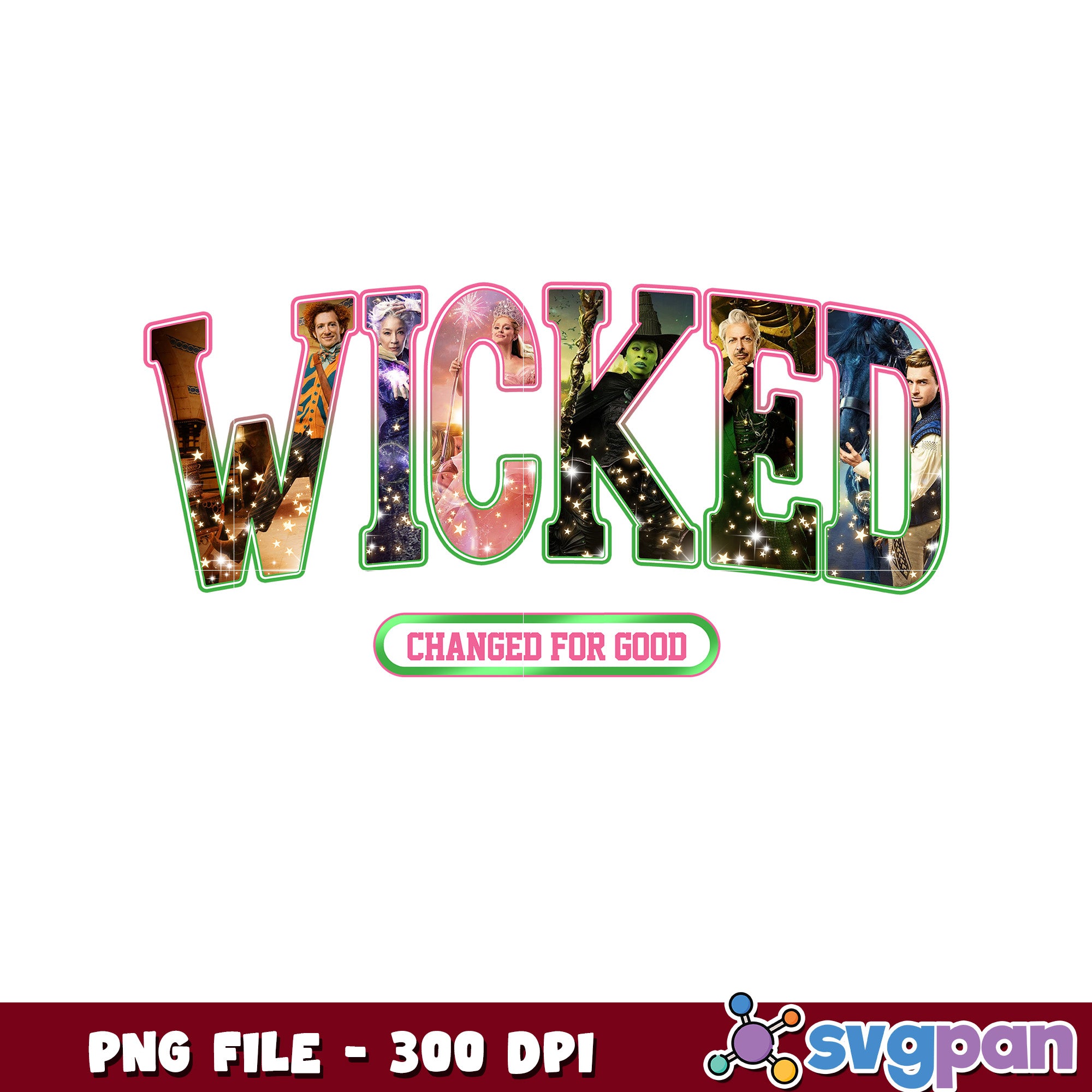 Wicked Movie PNG Changed For Good – svgpan