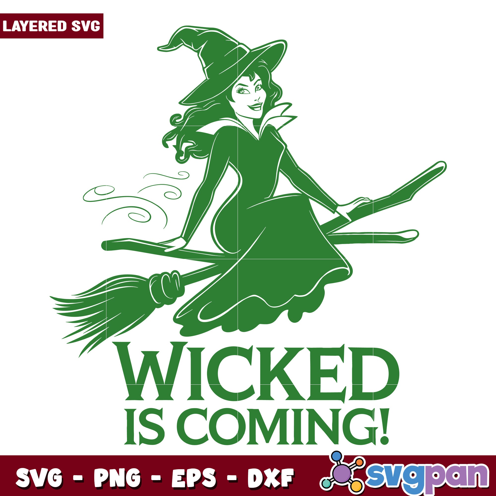 Wicked is coming design svg, wicked movie svg, good witch svg – svgpan