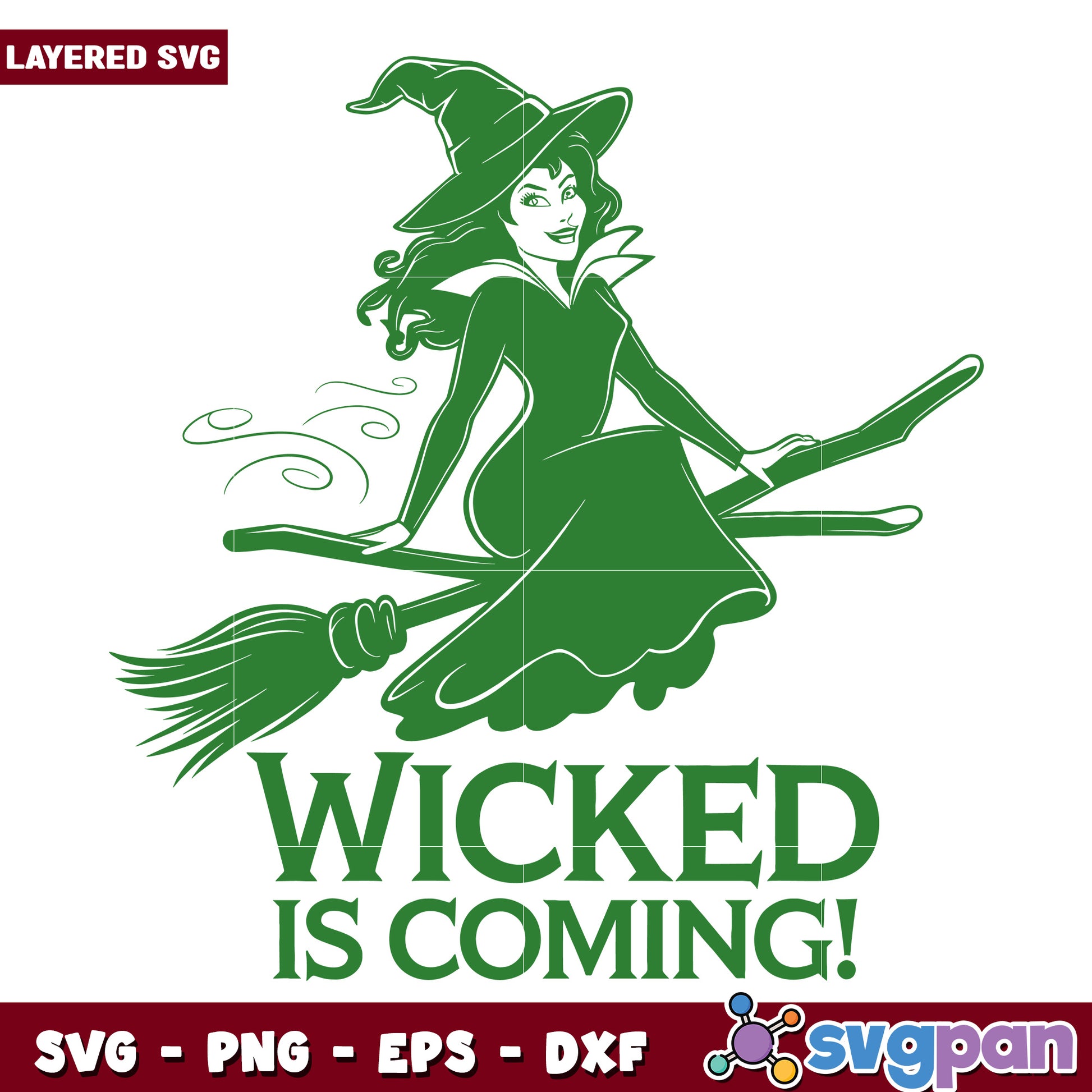 Wicked is coming design svg, wicked movie svg, good witch svg – svgpan