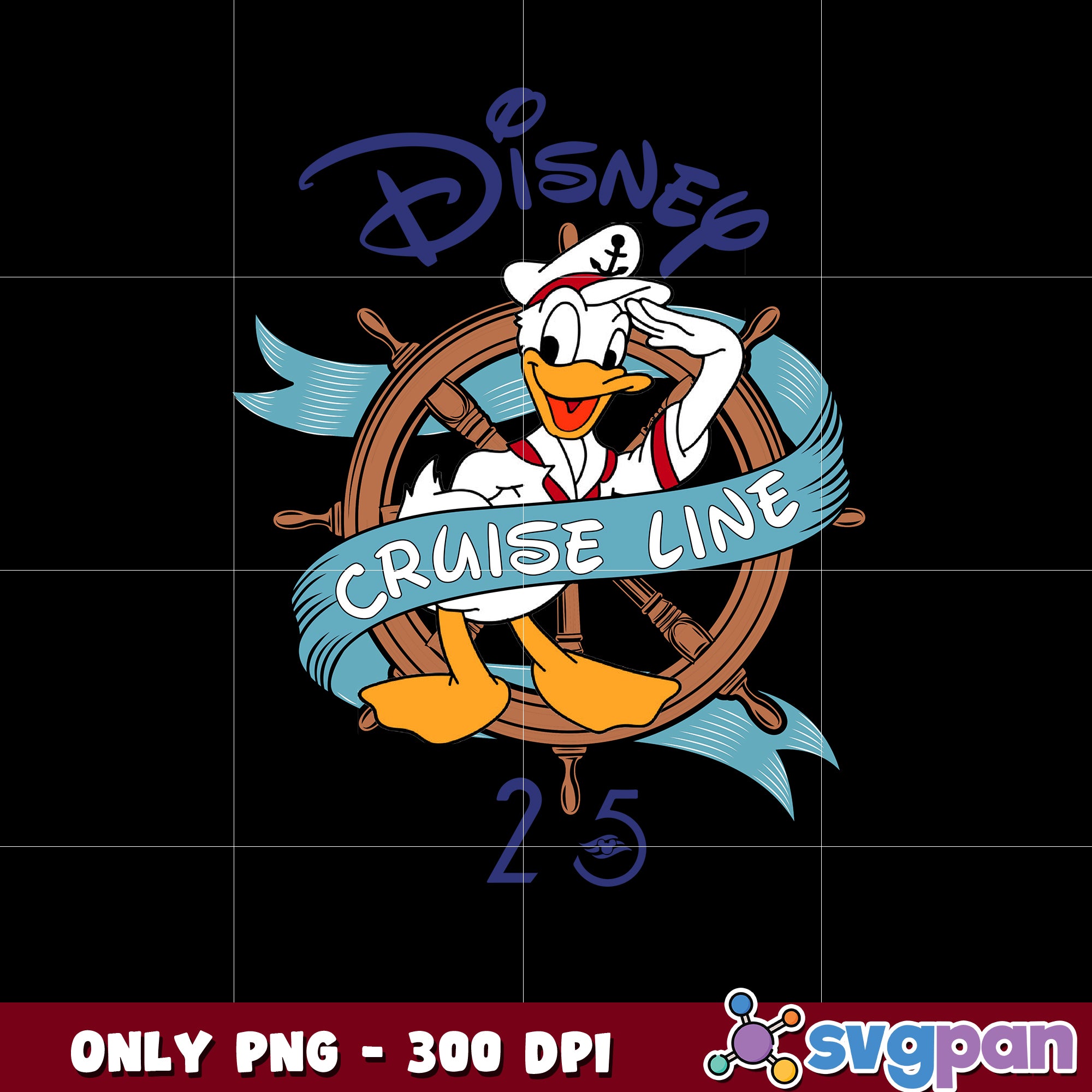 Duck Donald Disney Cruise Line 25 png – svgpan