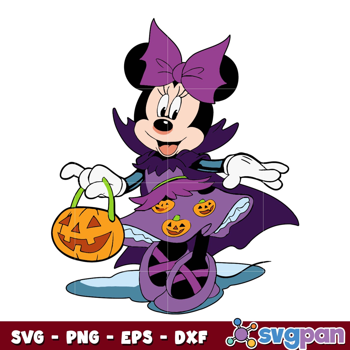 Disney Halloween Minnie Mouse png – svgpan