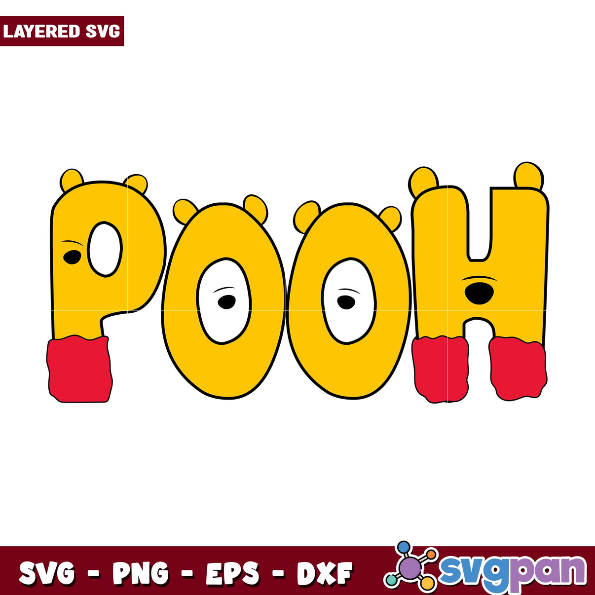 pooh svg, Winnie the pooh character svg, Digital Download – svgpan
