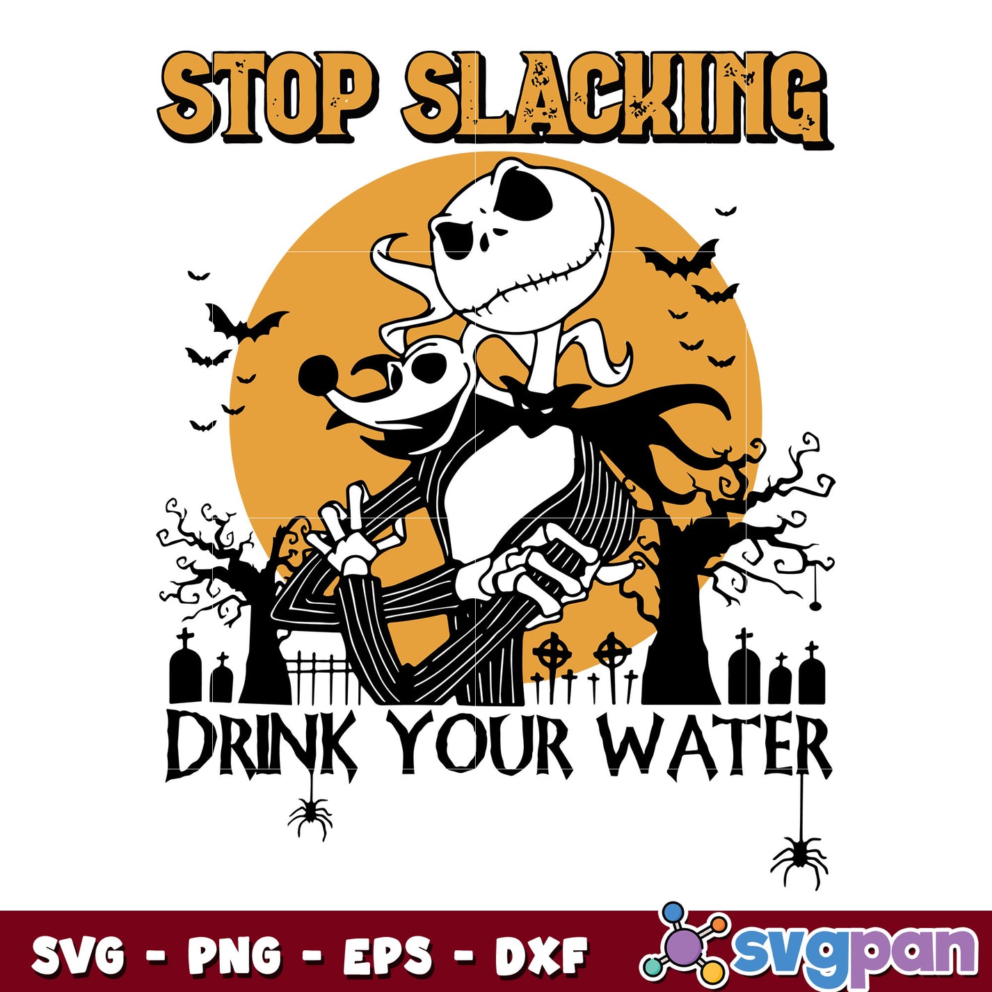 stop slacking halloween svg – svgpan