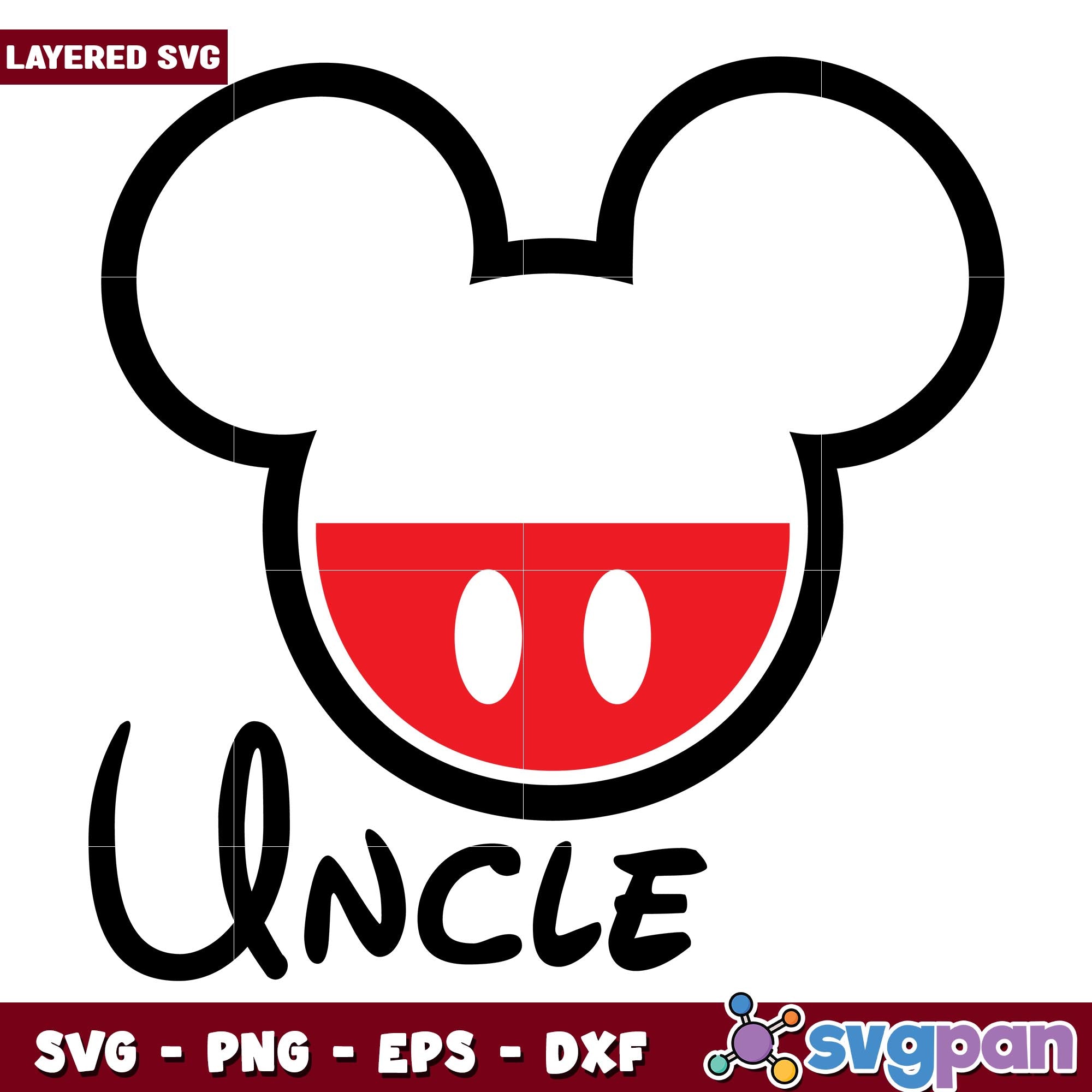 uncle mini Rad svg, Disney characters svg, Digital Download – svgpan