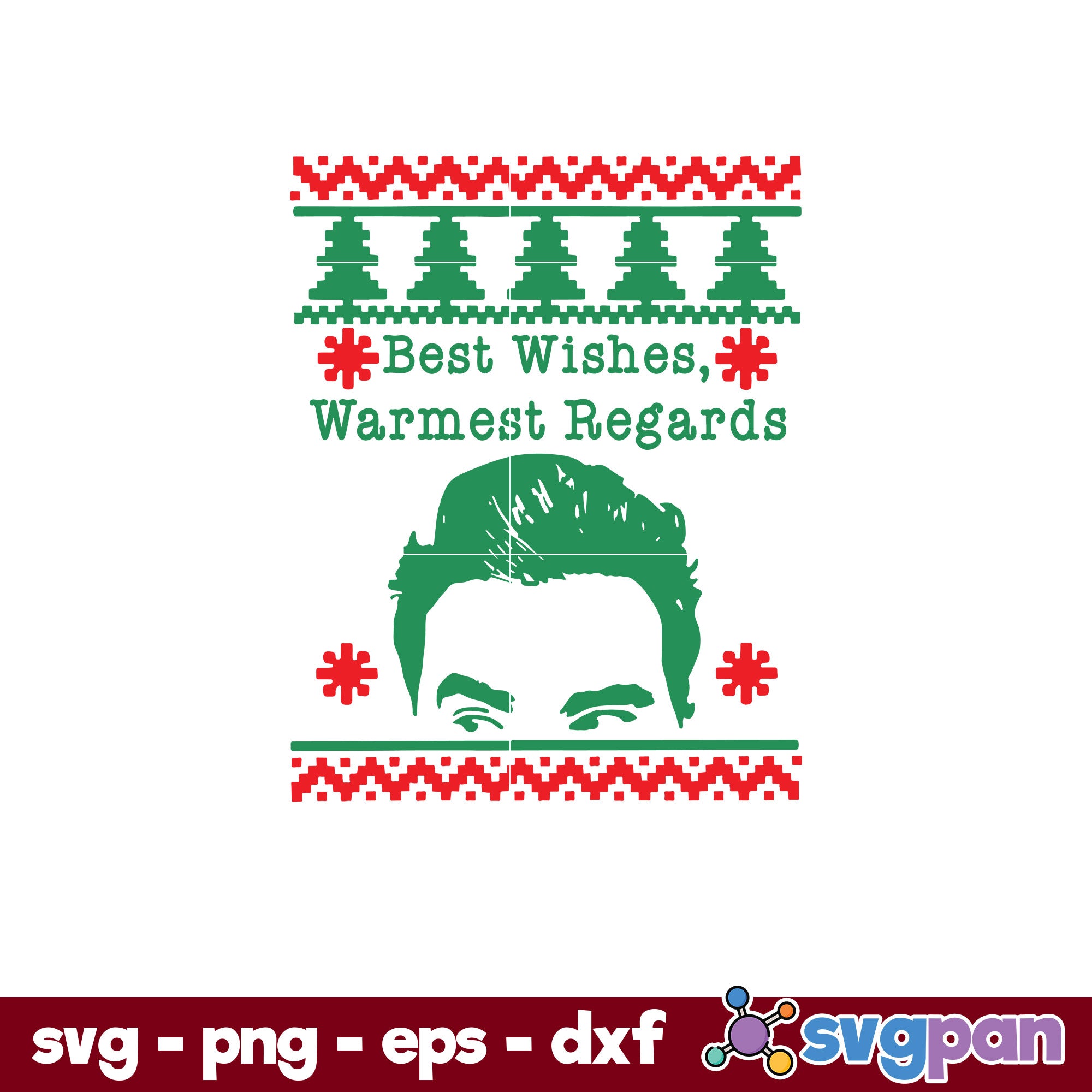 Schitts Christmas Best Wishes Warmest Regards SVG, Christmas SVG, PNG ...