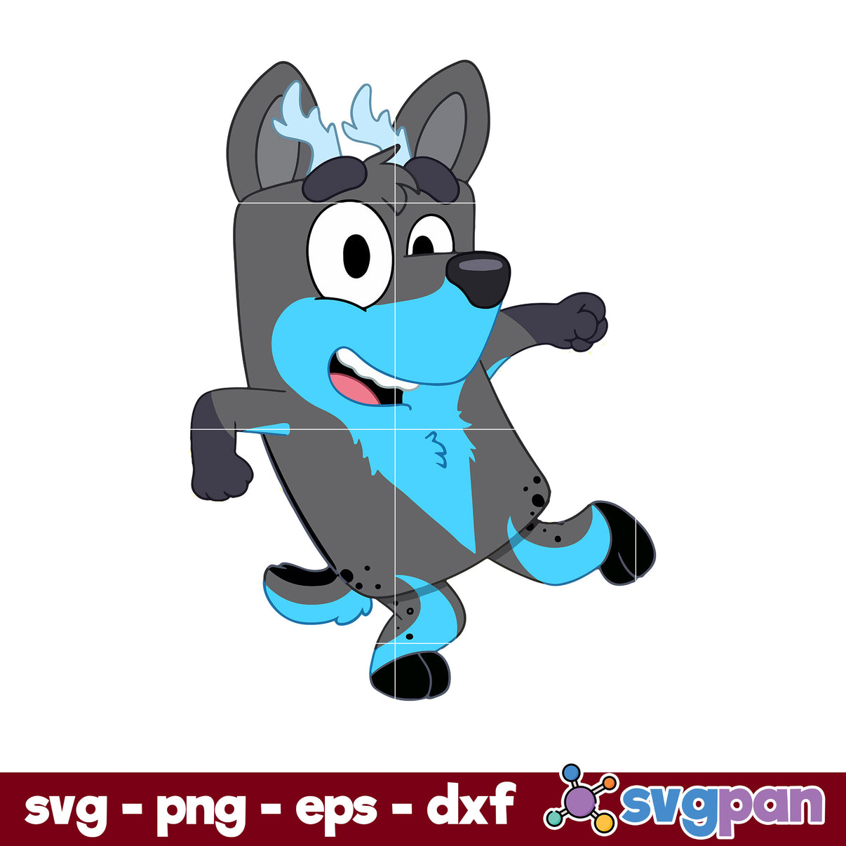 Bluey Sublimation SVG, Bluey SVG, Cartoon SVG PNG DXF EPS File. – svgpan